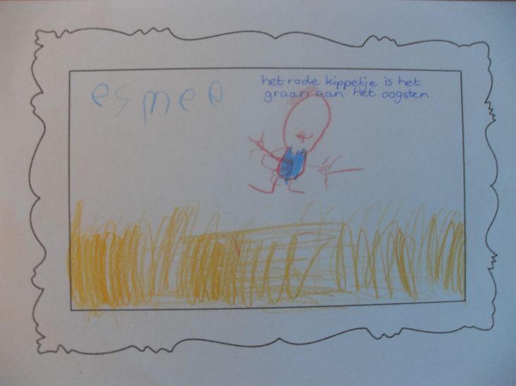 Het rode kippetje - Juf Leonie